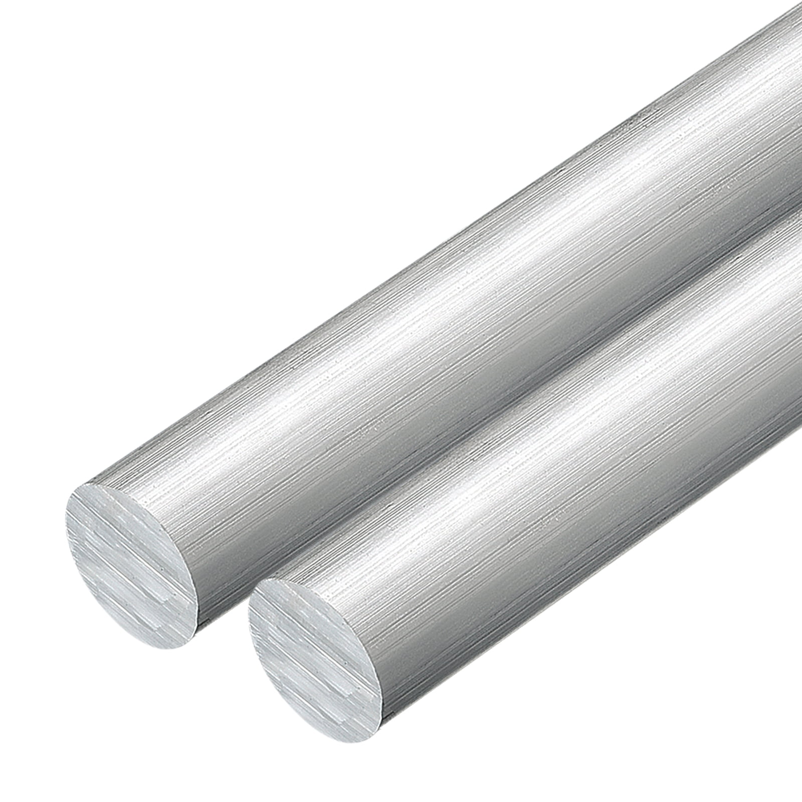 Uxcell Round Aluminum Rods, Aluminum Round Rod Solid Lathe Bar Stock for Industry Construction ...