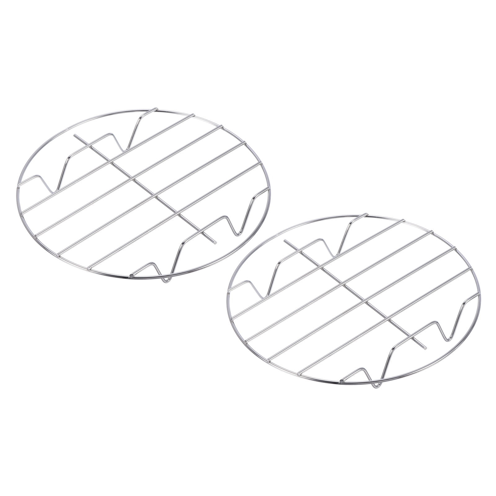 Uxcell Round Baking Rack Cooling Cooking Rack 6.63" Stainless Steel ...