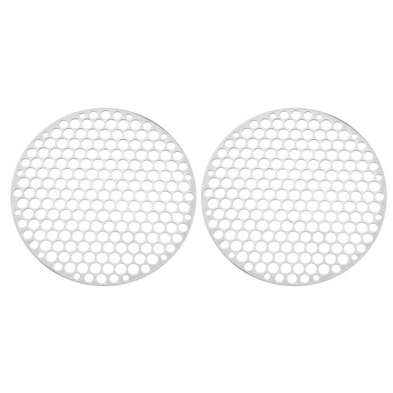 Uxcell Round Barbecue Grill Mesh Grate 2 Pcs 7" Circular Stainless ...