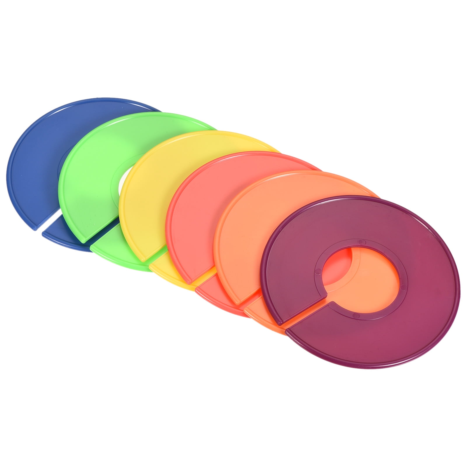Uxcell Round Blank Wardrobe Size Separators Clothes Divider, Multicolor ...