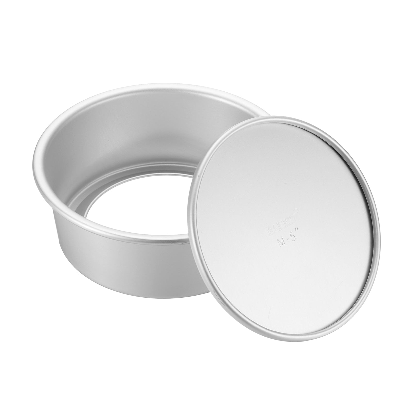 Uxcell Round Cake Pan with Removable Loose Bottom 5" Small Cheesecake ...