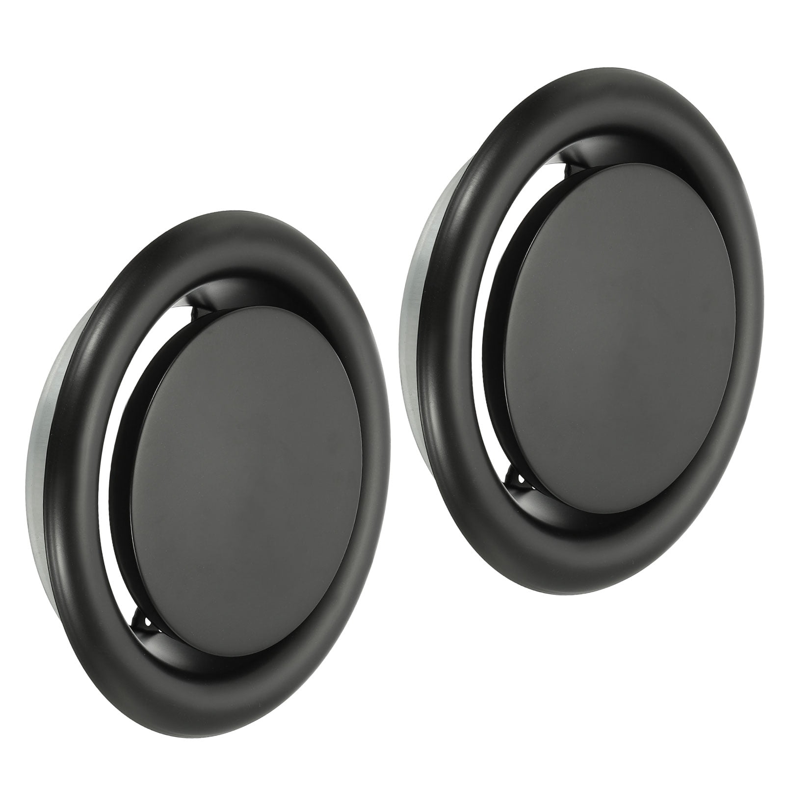 Uxcell Round Ceiling Diffuser Metal Adjustable Wall Air Vent Diffuser ...