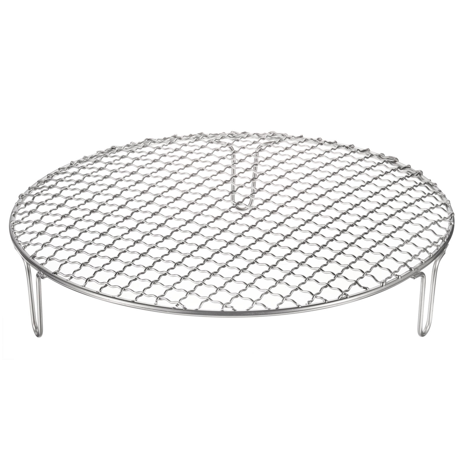 Uxcell Round Cooking Rack, 11-inch Stainless Steel Cross Wire Barbecue ...