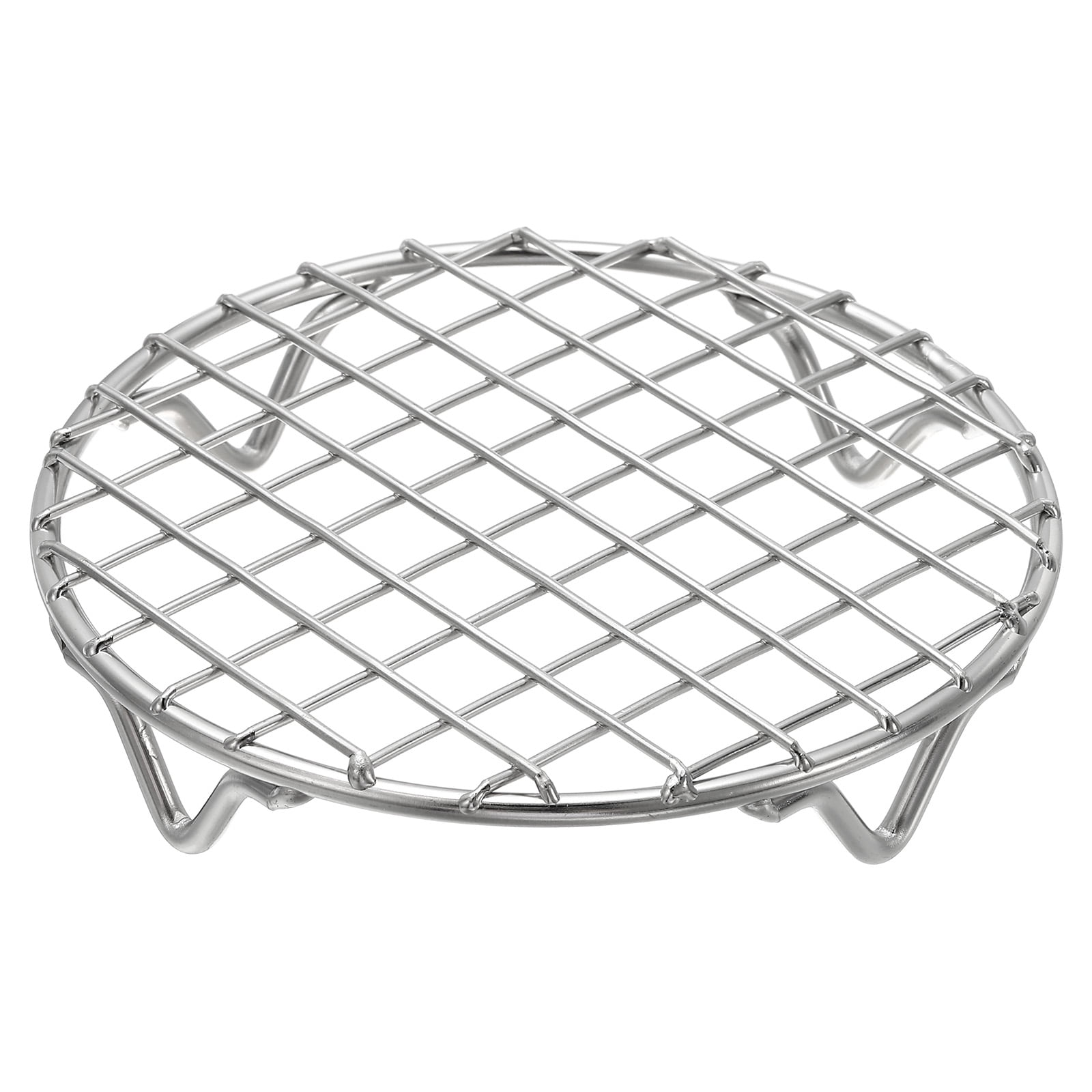 Uxcell Round Cooking Rack 4.9 Inch Dia Stainless Steel Wire Cooling ...