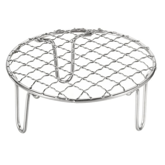 Uxcell Round Cooking Rack, 5-inch Stainless Steel Cross Wire Barbecue ...
