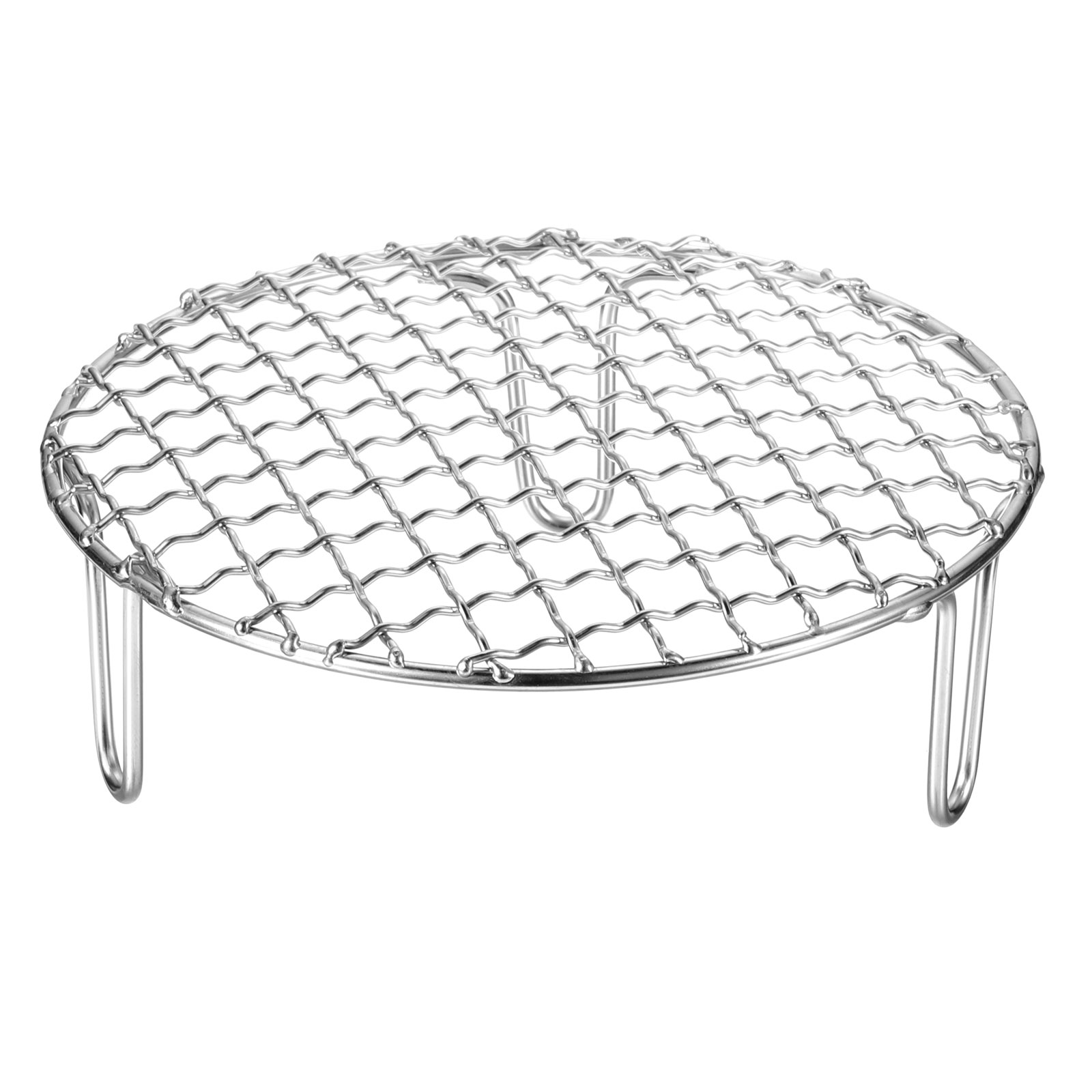 Uxcell Round Cooking Rack, 6.5-inch Stainless Steel Cross Wire Barbecue ...