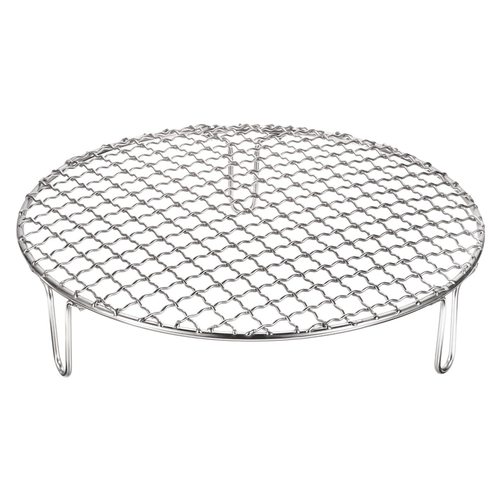 Uxcell Round Cooking Rack, 7.9-inch Stainless Steel Cross Wire Barbecue ...