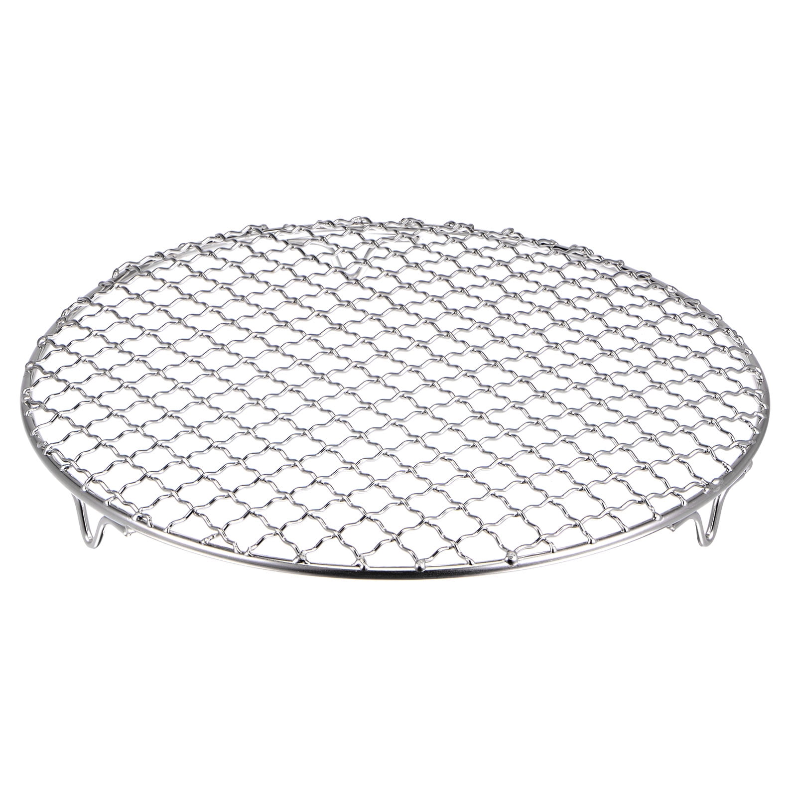 Uxcell Round Cooking Rack, 9.7-inch 201 Stainless Steel Cross Wire ...