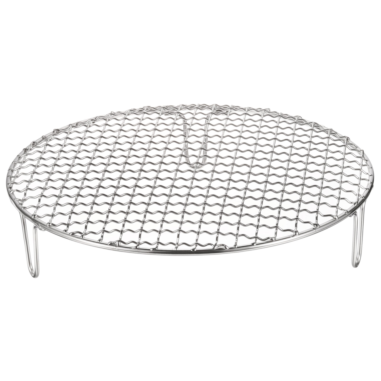 Uxcell Round Cooking Rack, 9.8-inch Stainless Steel Cross Wire Barbecue ...