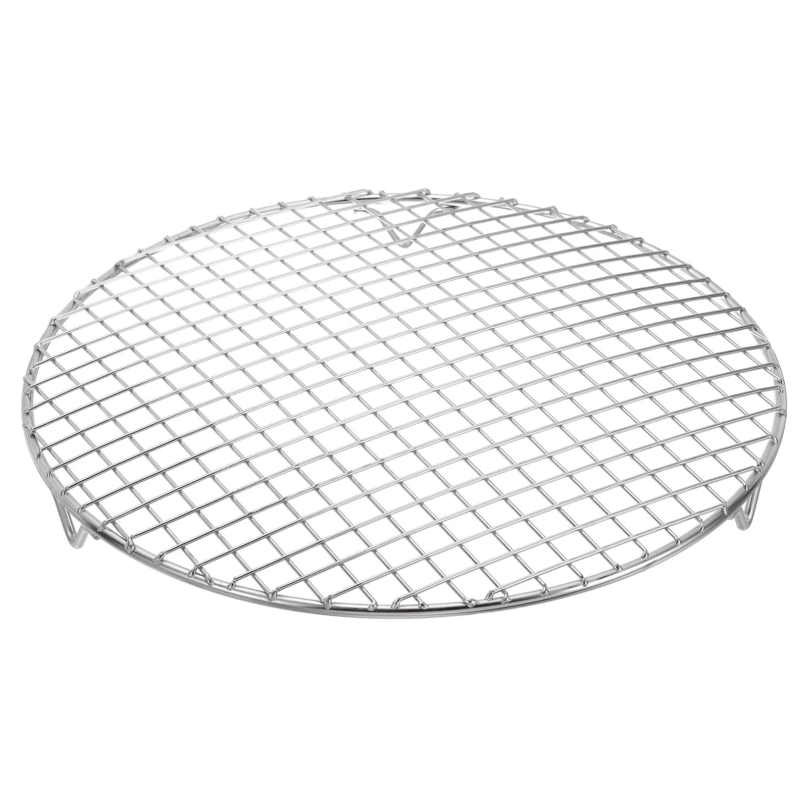 Uxcell Round Cooking Rack with Legs, Dia 11.6 Inch 304 Stainless Steel ...