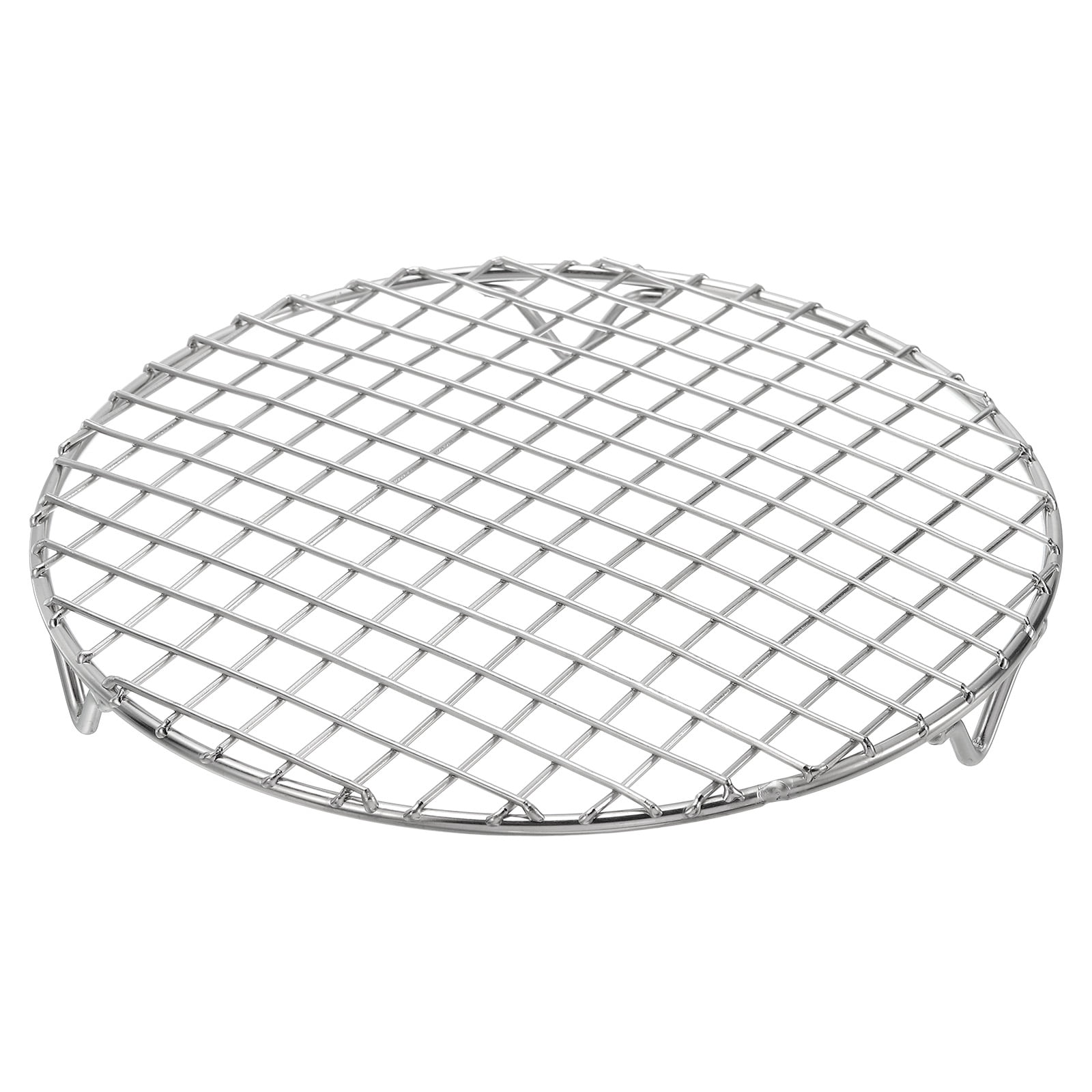 Uxcell Round Cooking Rack with Legs, Dia 8.3 Inch 304 Stainless Steel ...
