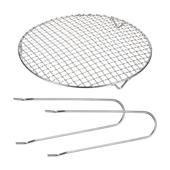 Uxcell Round Cooling Rack, 29.5cm / 11.61 Inch Stainless Steel Cross ...