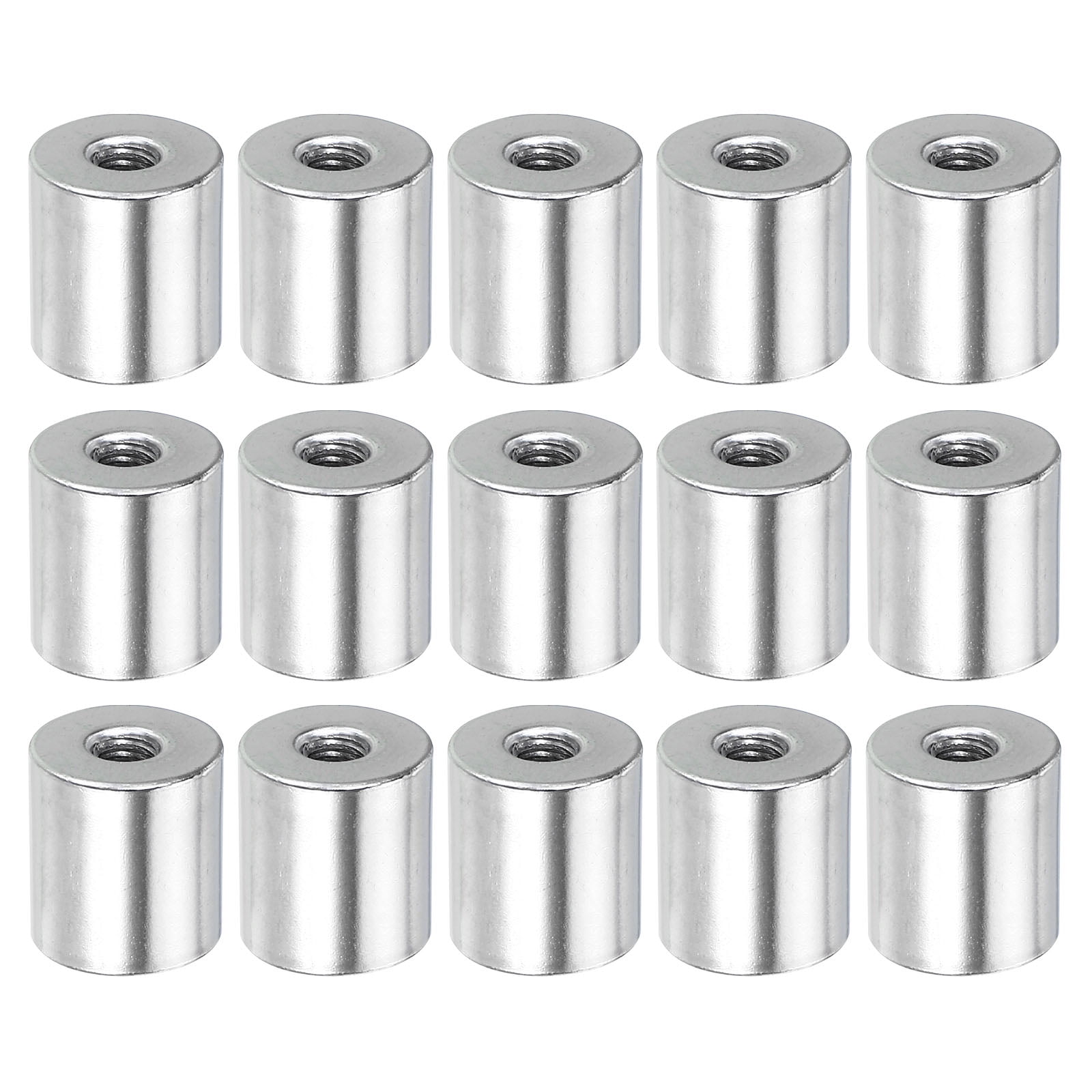 Uxcell Round Coupling Nut M10 to M4 Adapter Screw Thread Convert Sleeve ...