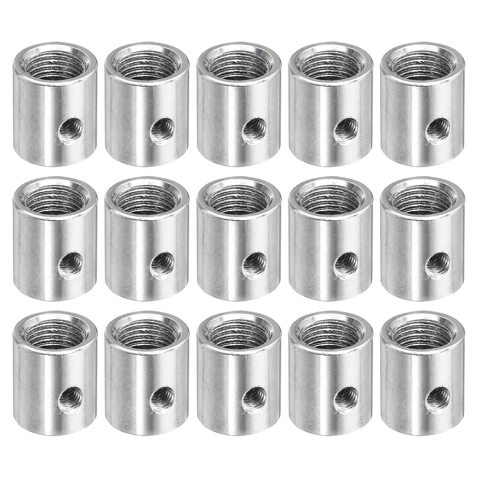 Uxcell Round Coupling Nut M10 to M6 Adapter Screw Thread Convert Sleeve ...