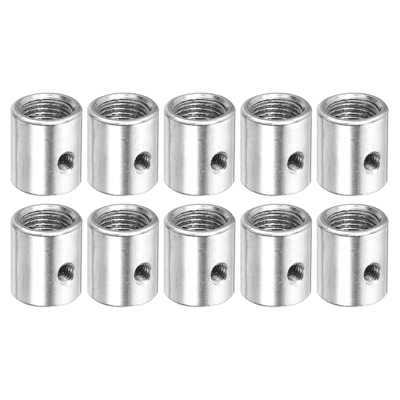 Uxcell Round Coupling Nut M10 to M8 Adapter Screw Thread Convert Sleeve ...