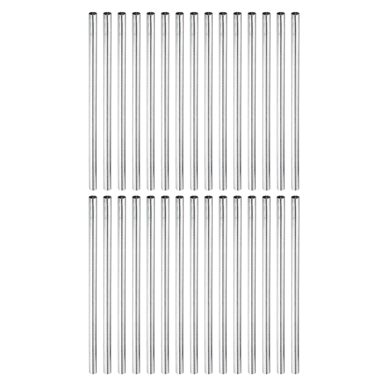 Uxcell Round Coupling Nut M4x0.7mm 110mm Threaded Sleeve Connector Rod ...