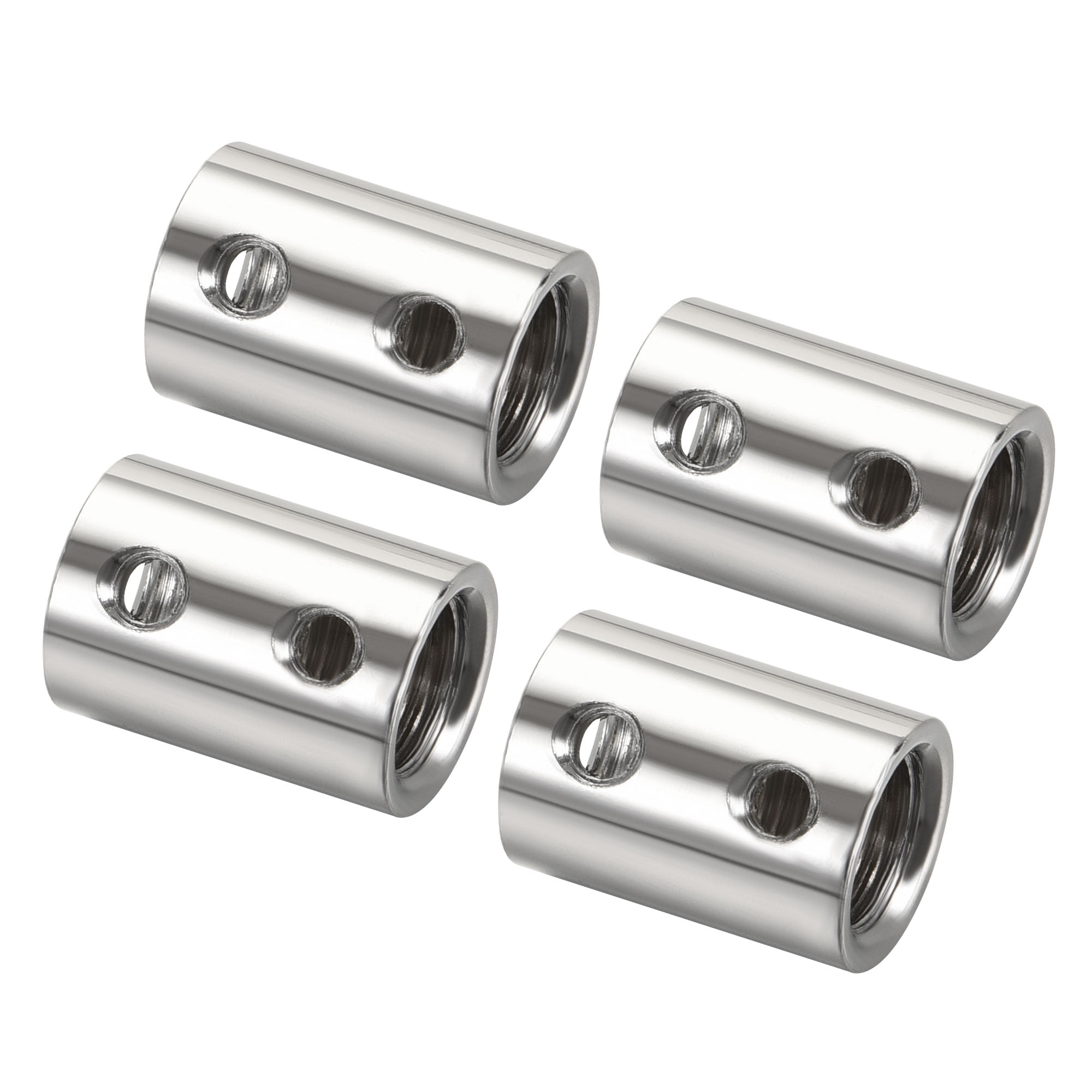 Uxcell Round Coupling Nut Thread Sleeve Stud Rod Adaptor Pipe Connector ...