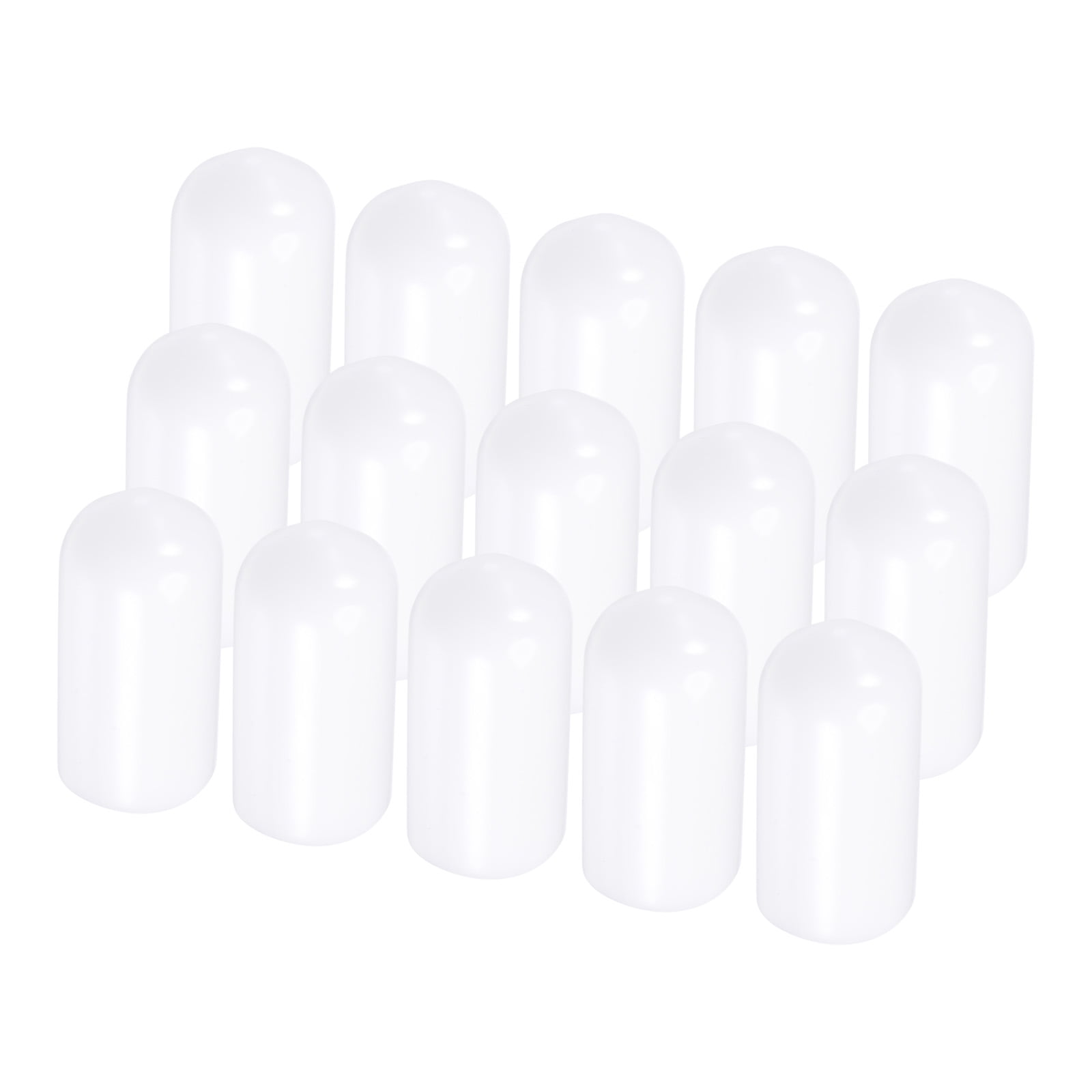 Uxcell Round End Caps Cover Vinyl Screw Protectors for Screw Bolt Pipes ...