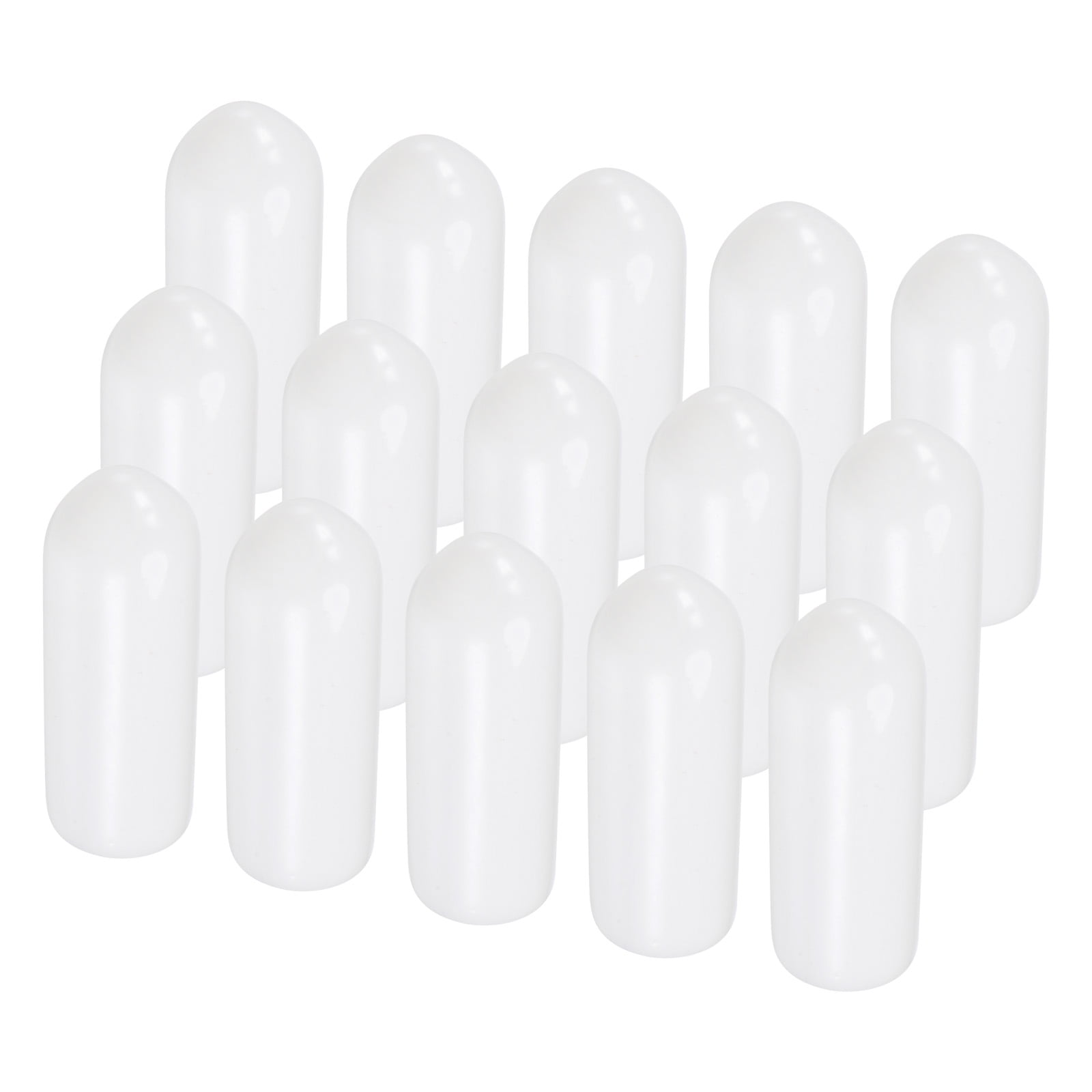Uxcell Round End Caps Rubber Cover 3/16" Vinyl Screw Protector for ...