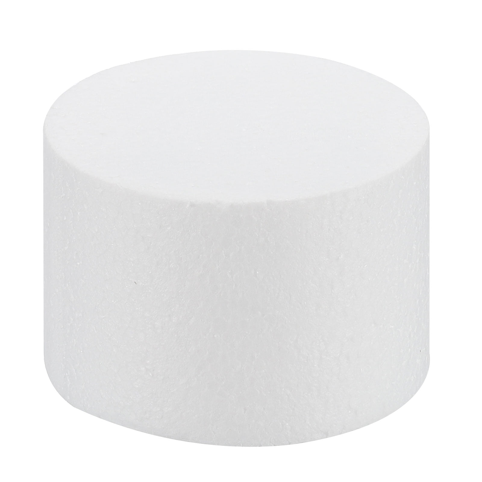 Uxcell Round Foam Cake Dummy 4 Inch x 2.8 Inch Circle Dummy Cake Set ...