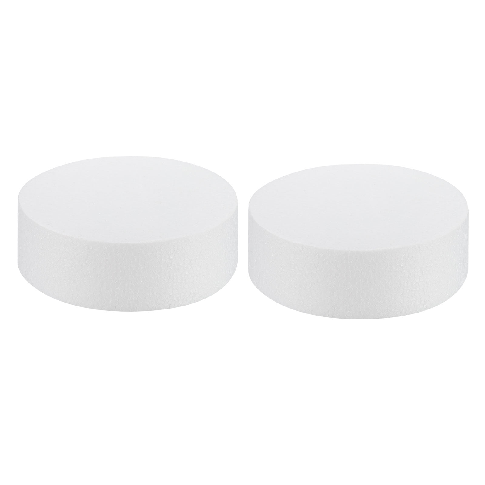 Uxcell Round Foam Cake Dummy 6 Inch x 2 Inch Circle Dummy Cake Set for ...