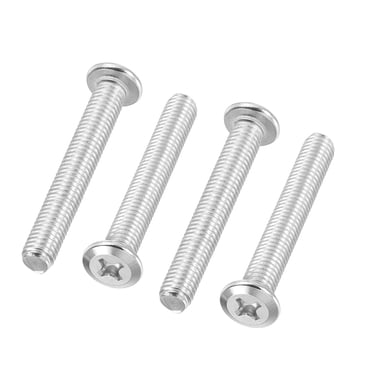 M6x50mm Hanger Bolts, 24 Pack Double Ended Thread Dowel Screws ...
