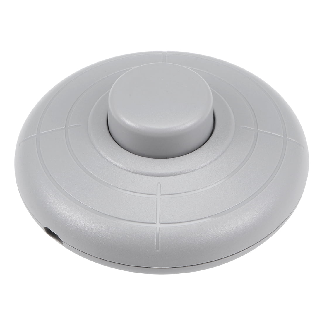 Uxcell Round Lamp Foot Pedal Push Button Latching Foot Switch Nylon ...