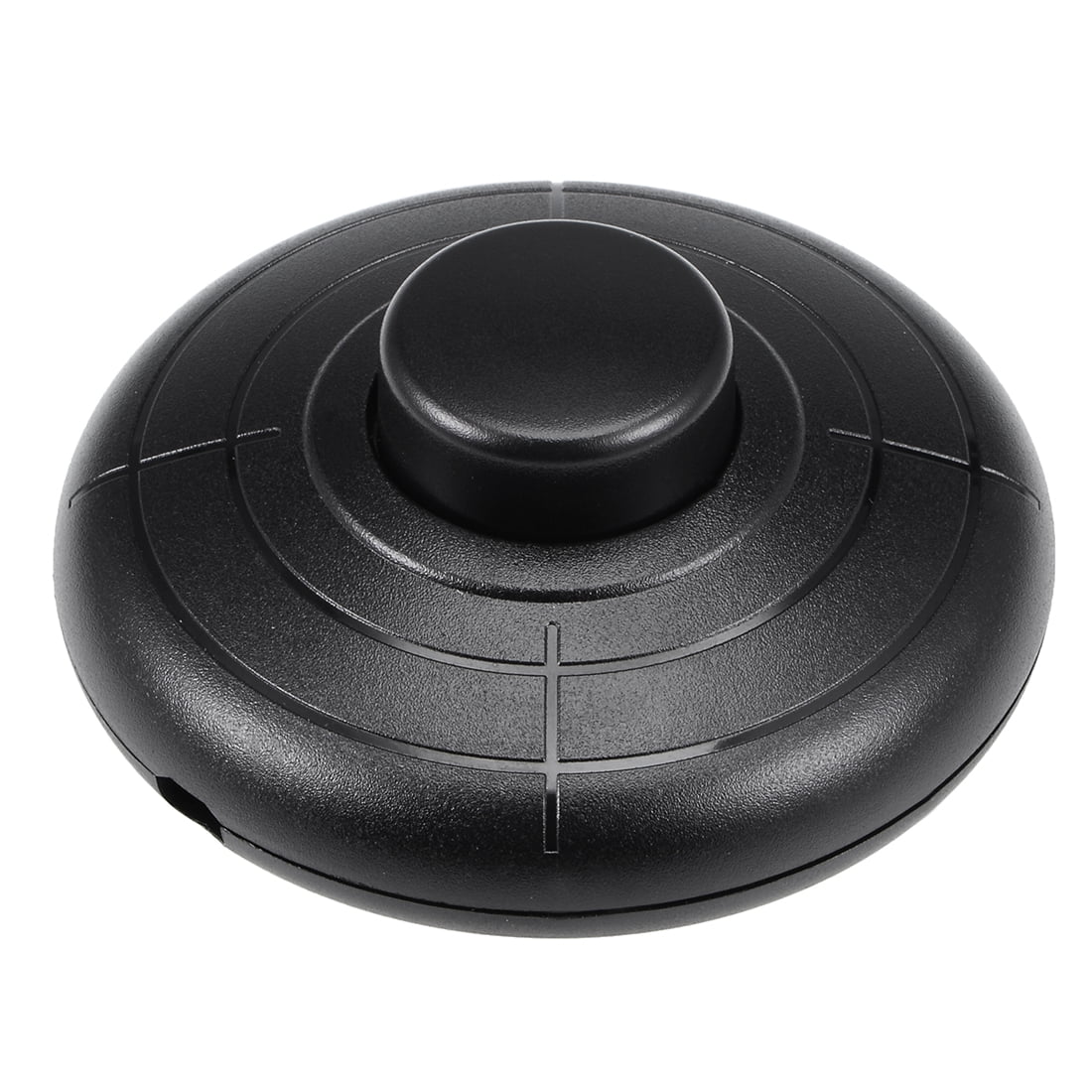 Uxcell Round Lamp Foot Pedal Push Button Momentary Switch Nylon Black ...
