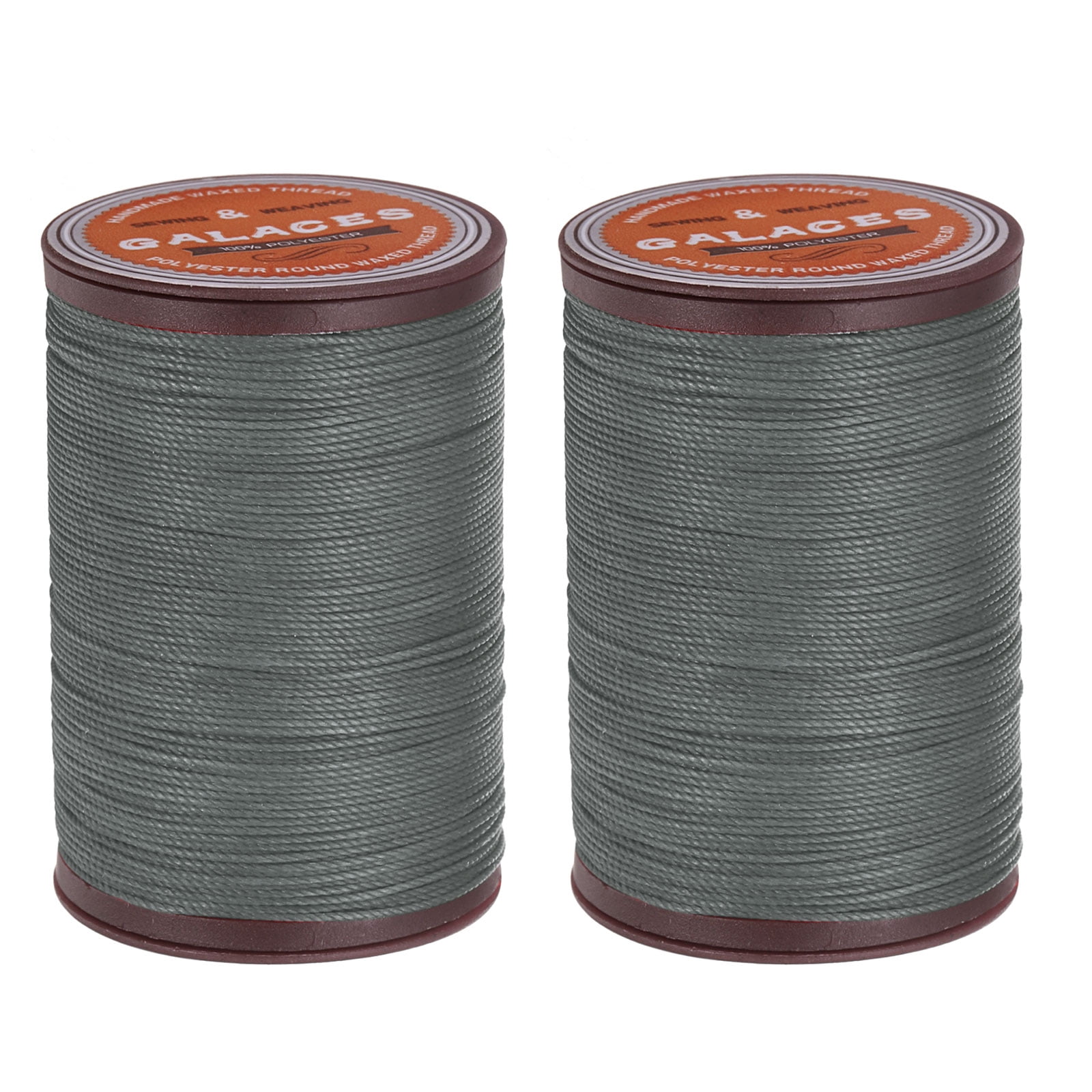 Uxcell Round Leather Sewing Waxed Thread, 80m / 87 Yards Polyester Wax ...