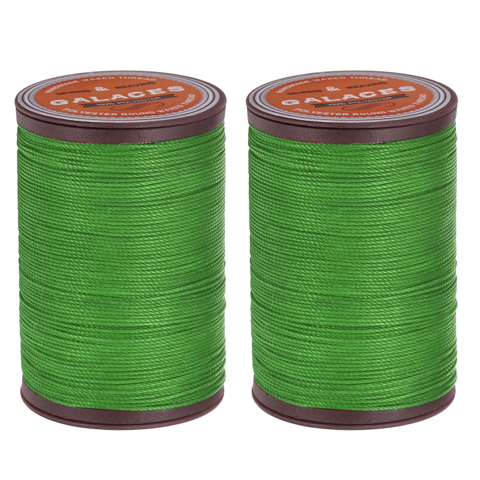 Uxcell Round Leather Sewing Waxed Thread, 80m / 87 Yards Polyester Wax ...