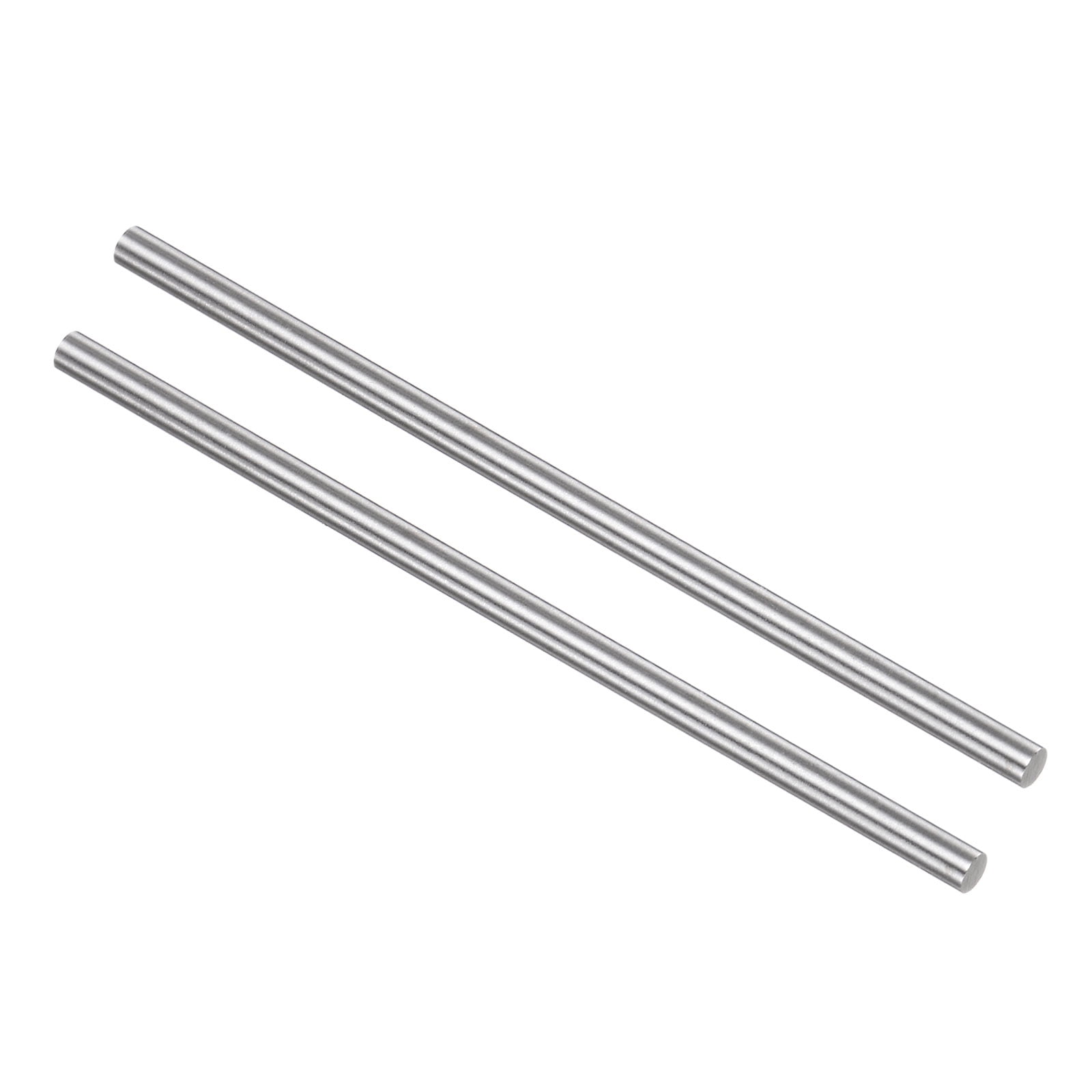 Uxcell Round Metal Rods 4mm x 100mm High Speed Steel (HSS) Lathe Bar ...