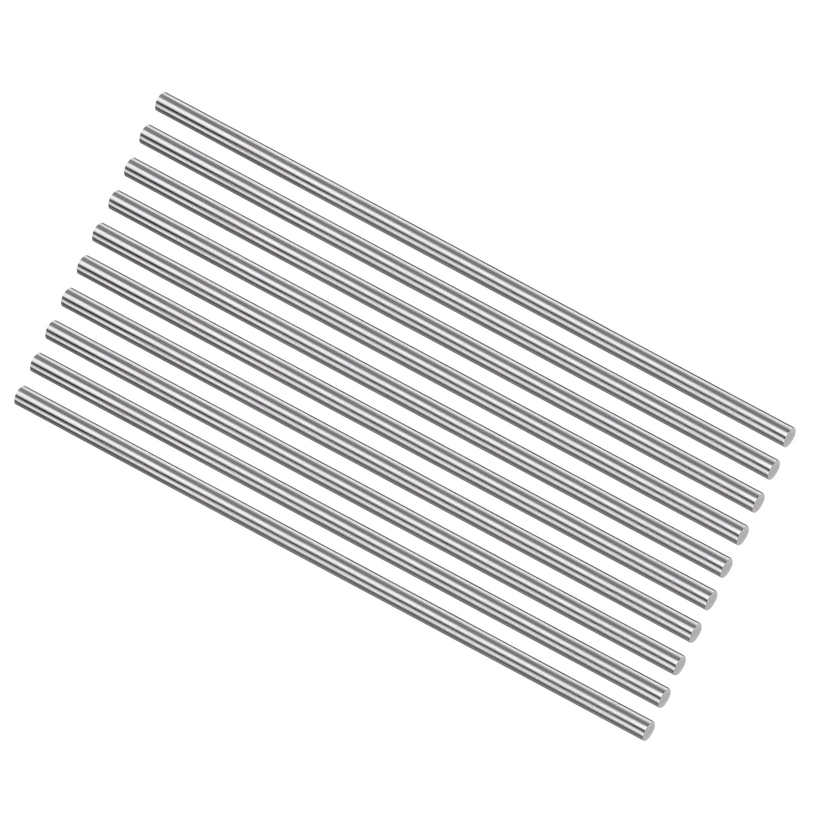 Uxcell Round Metal Rods 5.5mm x 200mm High Speed Steel (HSS) Lathe Bar ...