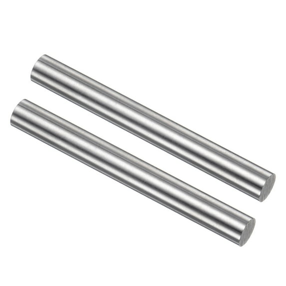Uxcell Round Metal Rods 8mm x 60mm High Speed Steel (HSS) Lathe Bar ...