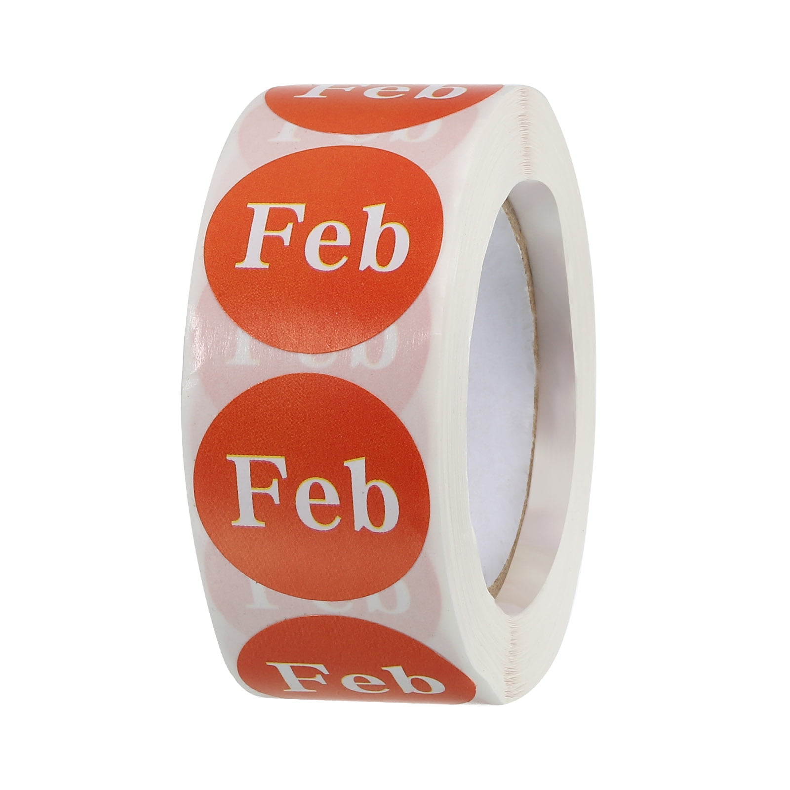 Uxcell Round Month Labels 1 Inch 1 Roll DIY Color Coding Circle ...