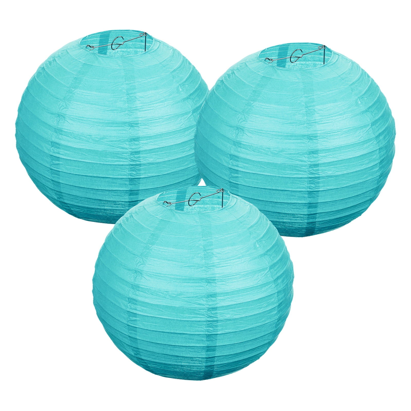 Uxcell Round Paper Lanterns, Decorative Hanging Lanterns Lamp Party ...