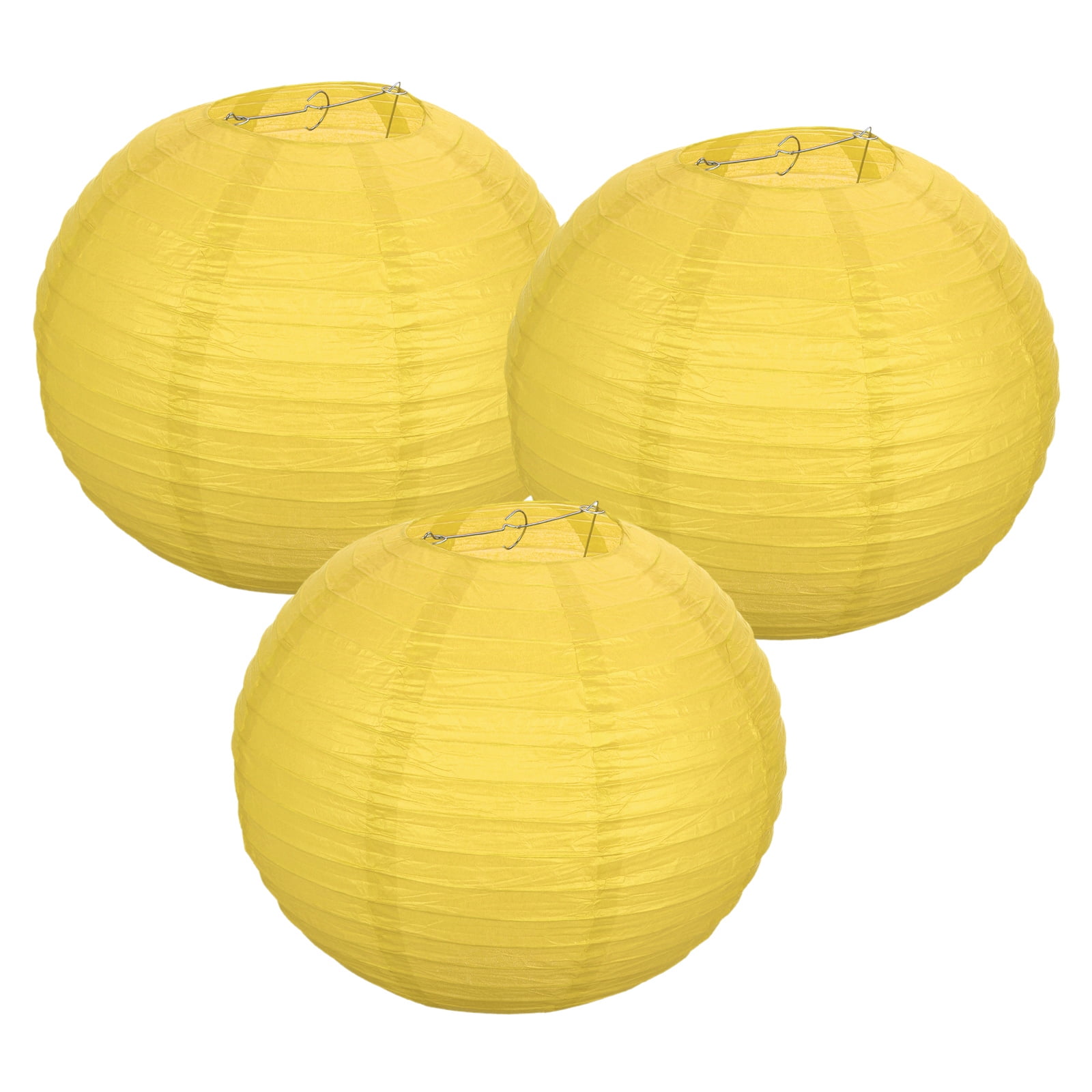 Uxcell Round Paper Lanterns, Decorative Hanging Lanterns Lamp Party ...