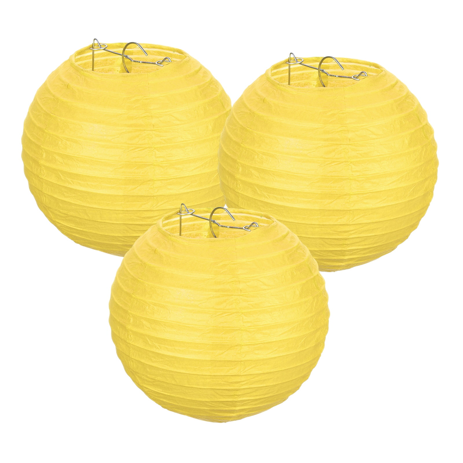 Uxcell Round Paper Lanterns, Decorative Hanging Lanterns Lamp Party ...