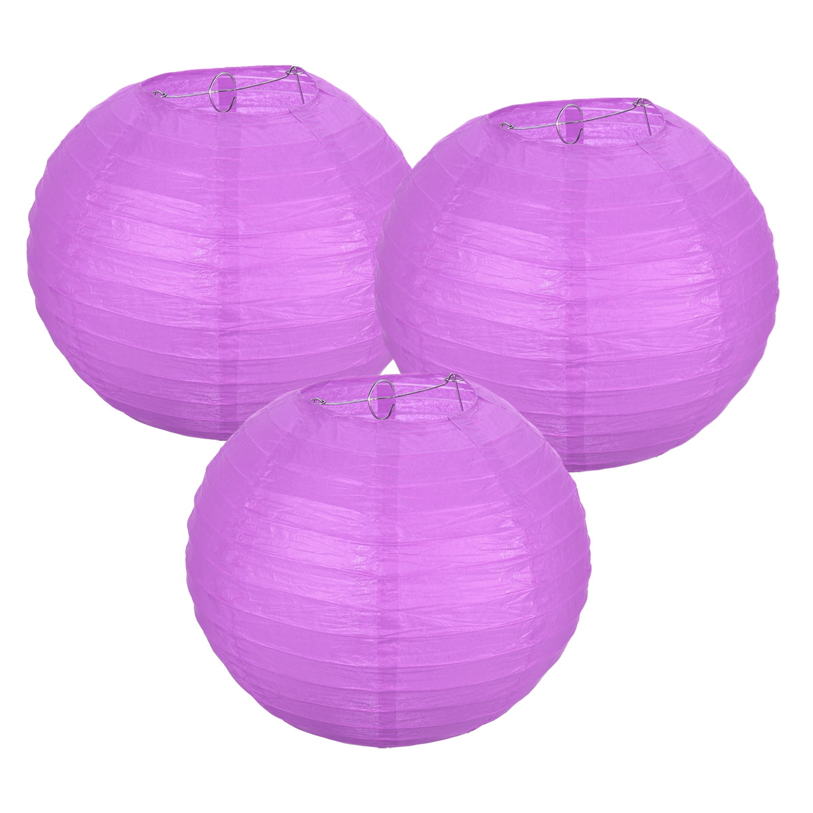 Uxcell Round Paper Lanterns, Decorative Hanging Lanterns Lamp Party ...