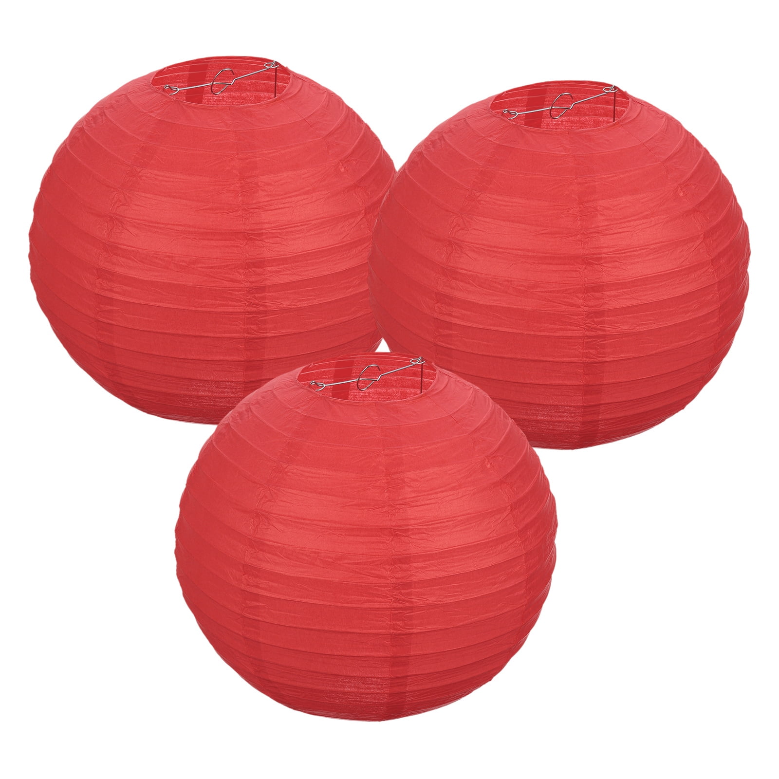 Uxcell Round Paper Lanterns, Decorative Hanging Lanterns Lamp Party ...
