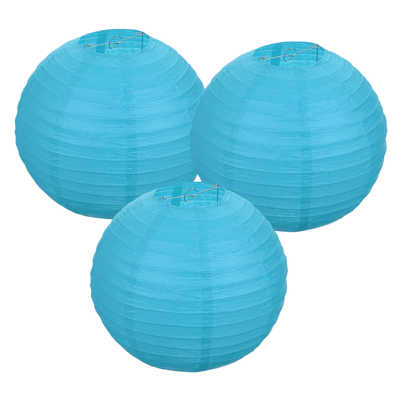 Uxcell Round Paper Lanterns, Decorative Hanging Lanterns Lamp Party ...