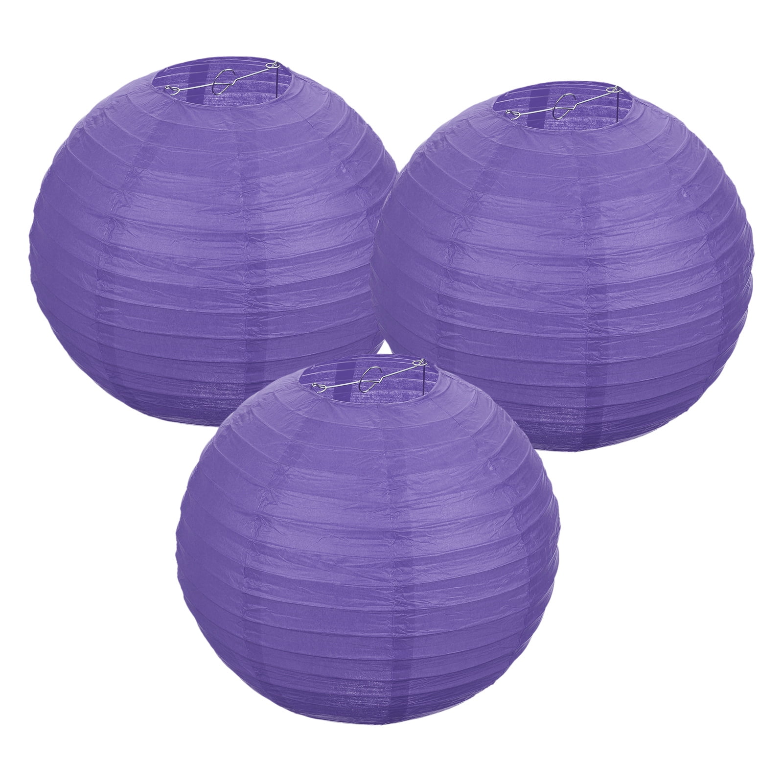 Uxcell Round Paper Lanterns, Decorative Hanging Lanterns Lamp Party ...