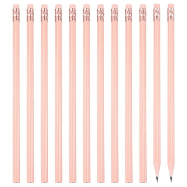 Uxcell Round Pencils, 48 Pack HB Graphite Pencils with Eraser Wood ...