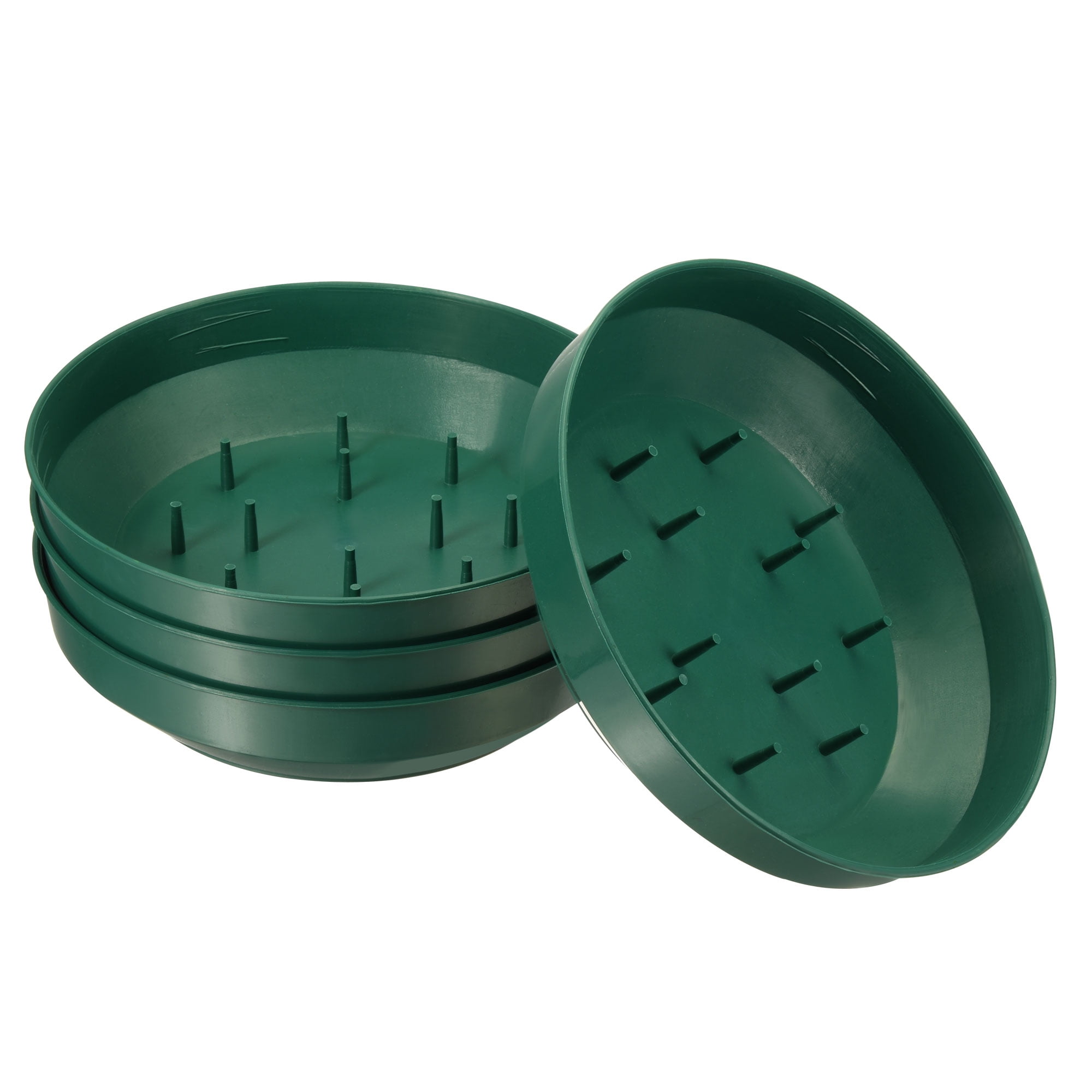 Uxcell Round Plastic Design Bowl 6.5 Inch Flower Arrangement Base for ...