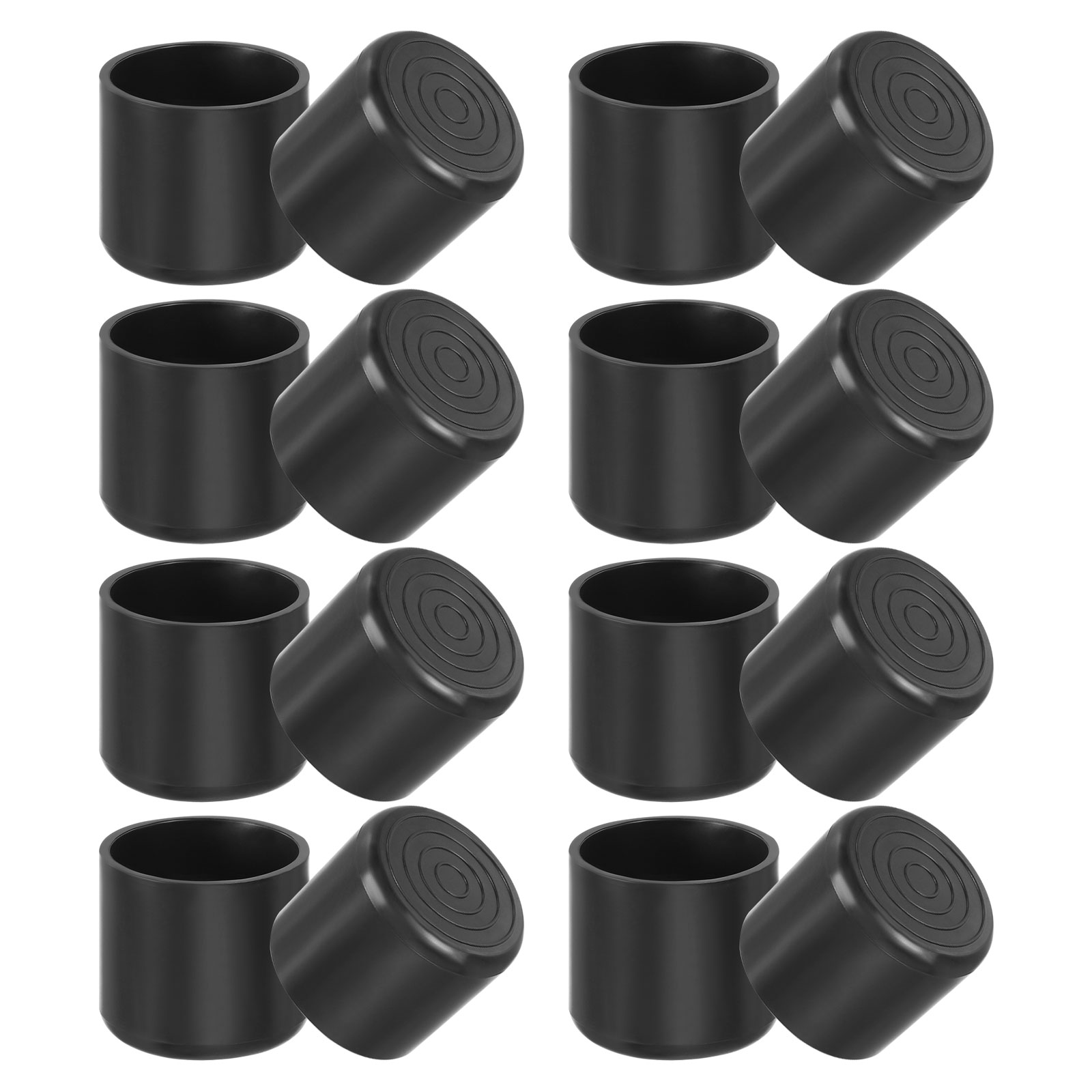 Uxcell Round Plastic Hole Plug, Tubing Insert End Cap for Rectangle ...