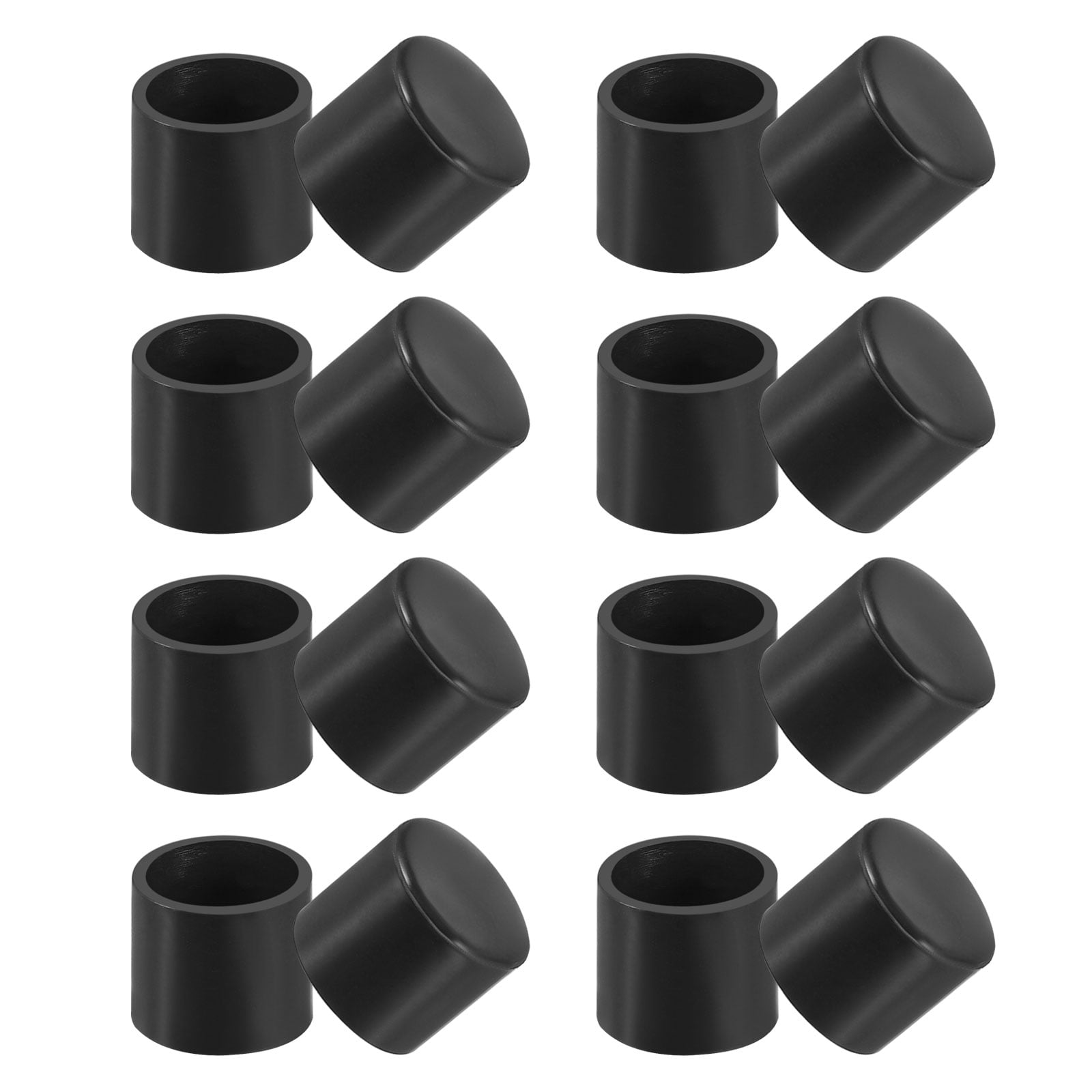 Uxcell Round Plastic Hole Plugs, Tubing Insert End Cap for Rectangle ...