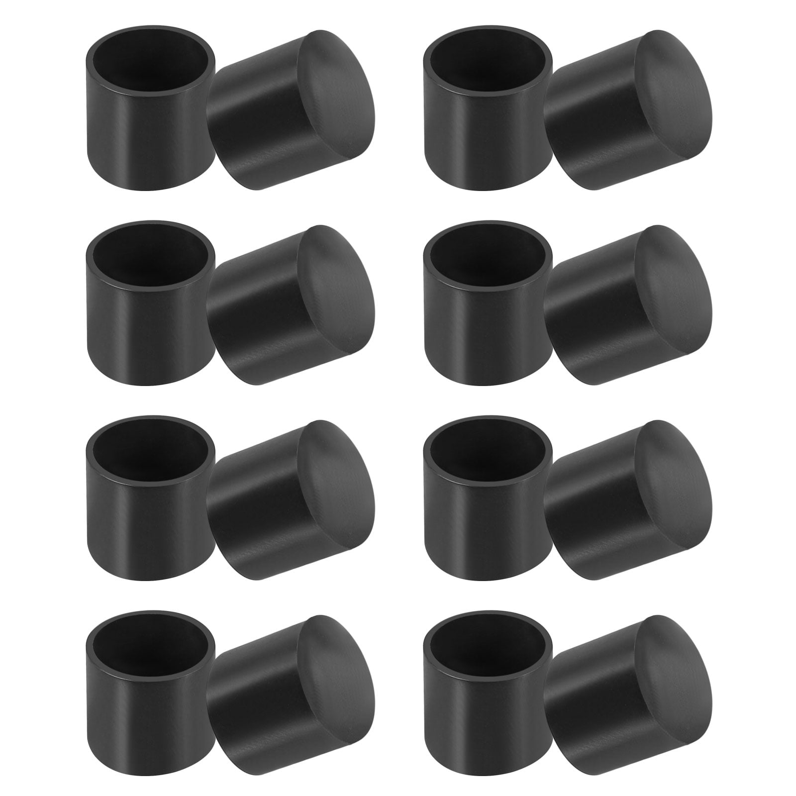 Uxcell Round Plastic Hole Plugs, Tubing Insert End Cap for Rectangle ...