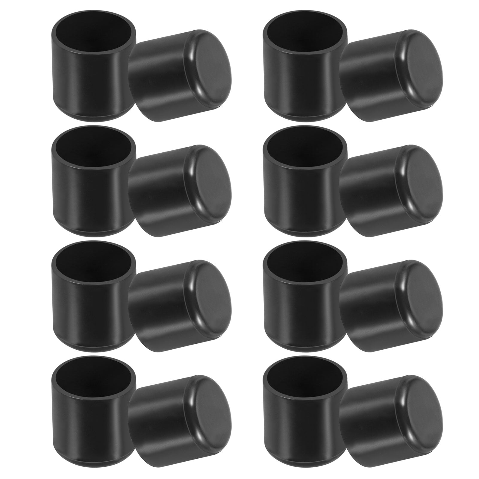 Uxcell Round Plastic Hole Plugs, Tubing Insert End Cap for Rectangle ...