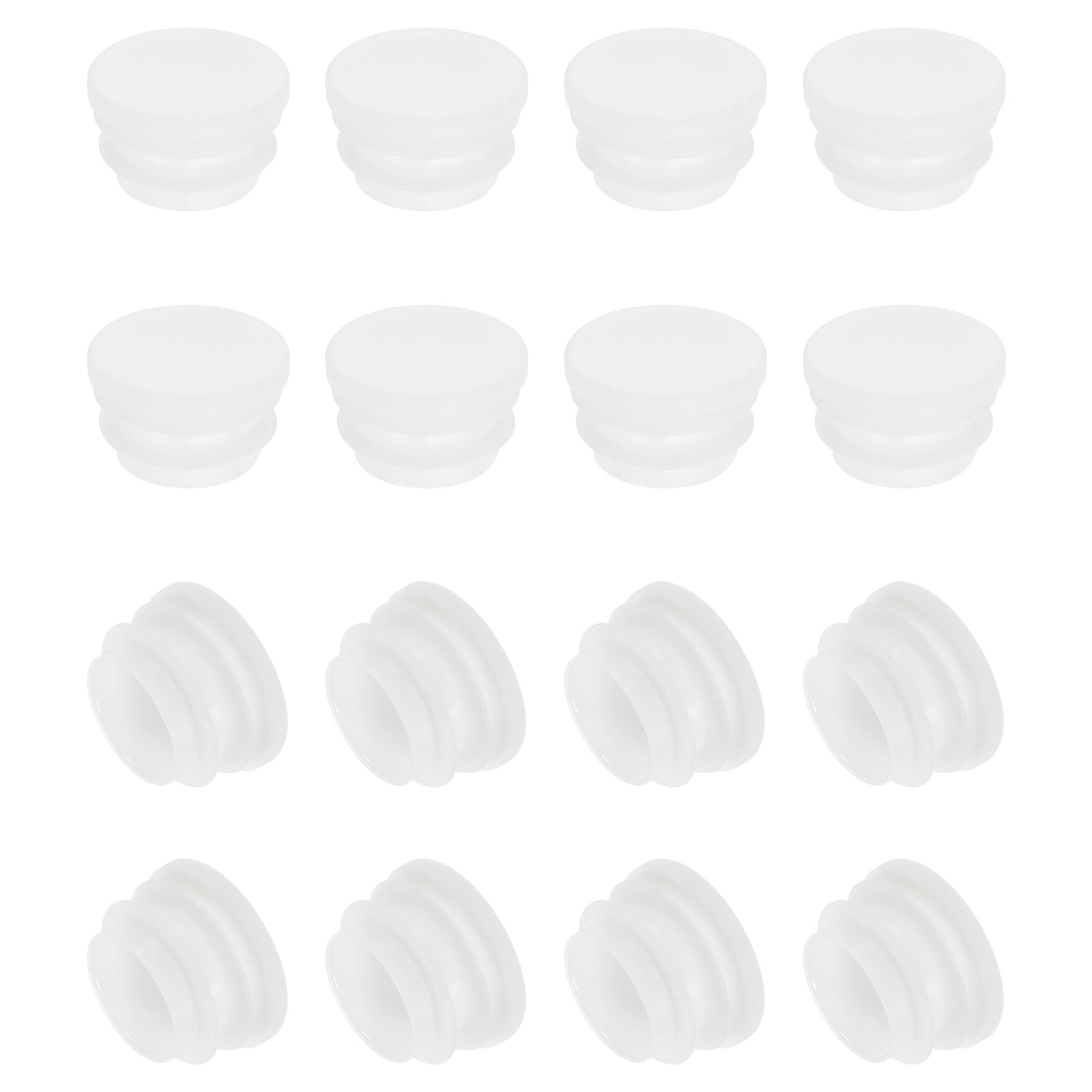 Uxcell Round Plastic Plug, 16 Pcs 1.11 Inch/28mm Tubing Insert End Caps ...