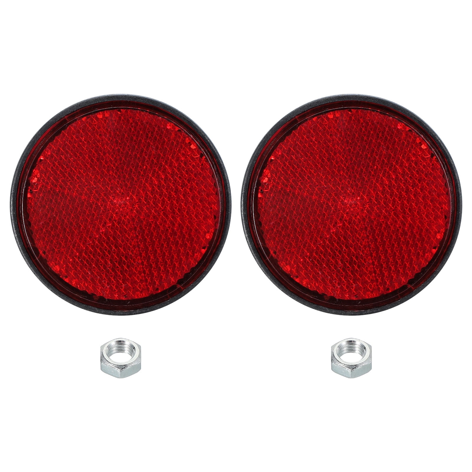 Uxcell Round Rear Reflectors, Safety Reflective Warning Reflector for ...