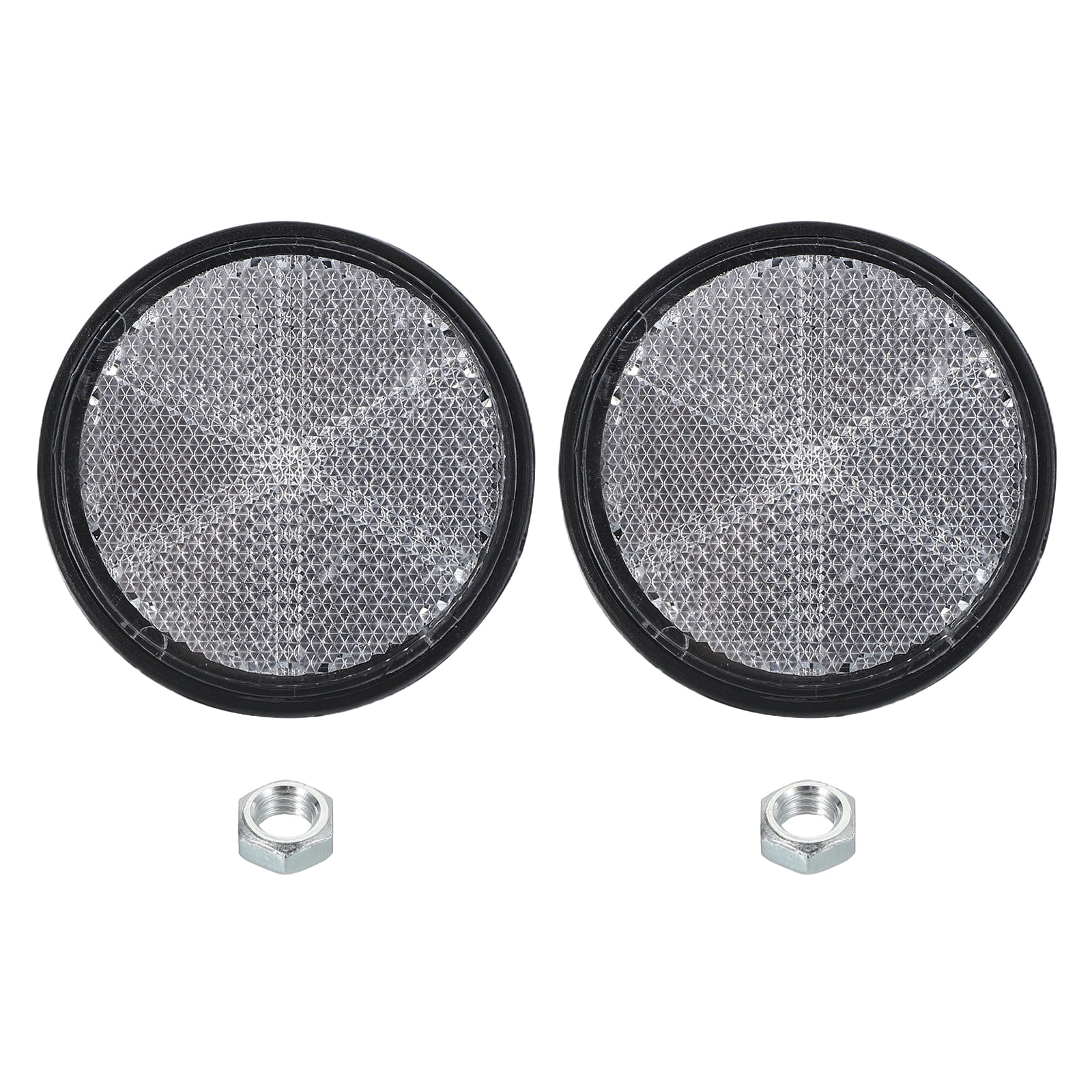 Uxcell Round Rear Reflectors, Safety Reflective Warning Reflector for ...